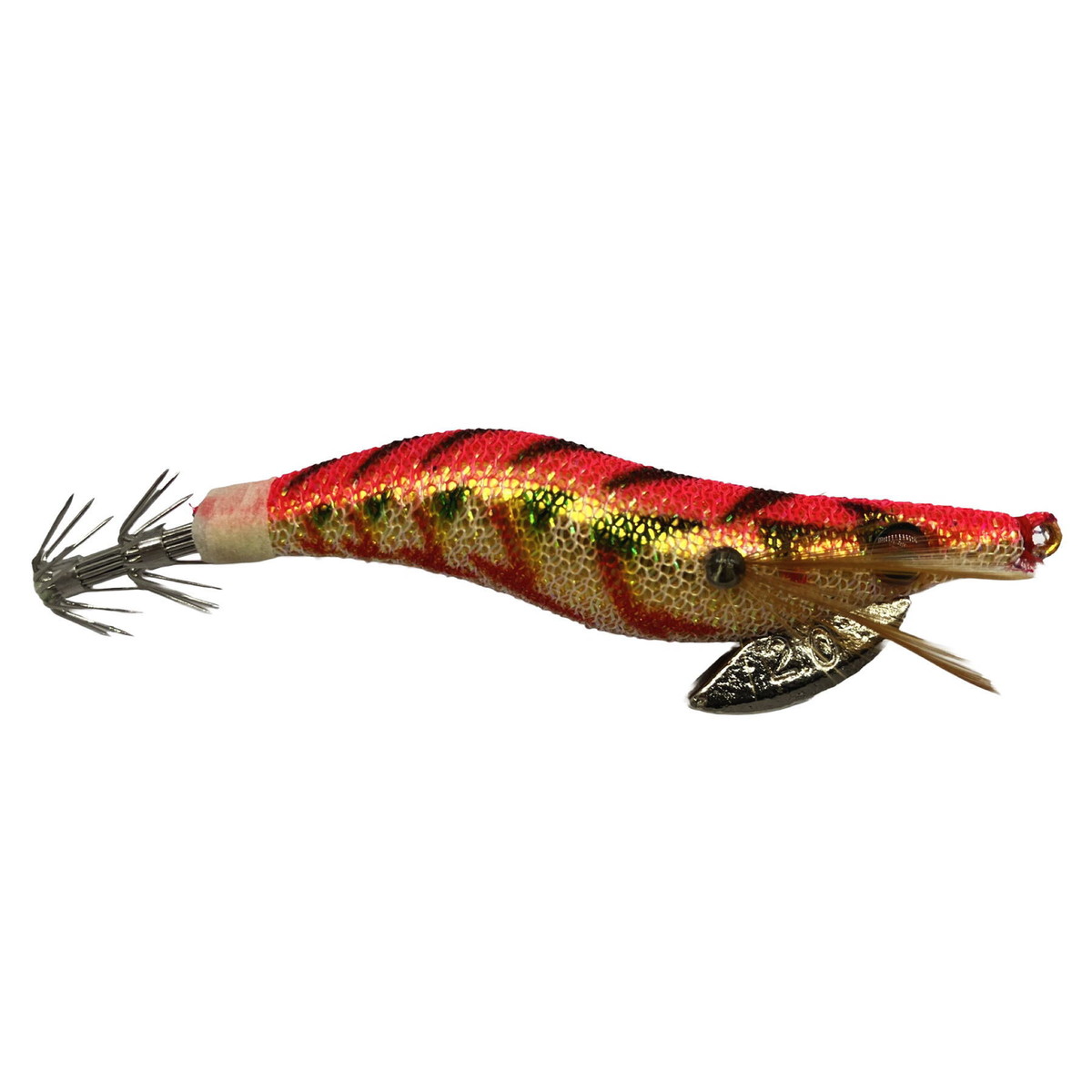 ジャークでダート！逃げ惑うダートで誘う。・ロッドアクションがダイレクトに伝わるアイ。・水切れが良く、チューニング可能なシンカー。・フッキングが良くバレにくい細軸フック。・リアルアイ搭載。●カラー：ピンキン●サイズ：2.0号●自重(g)：7