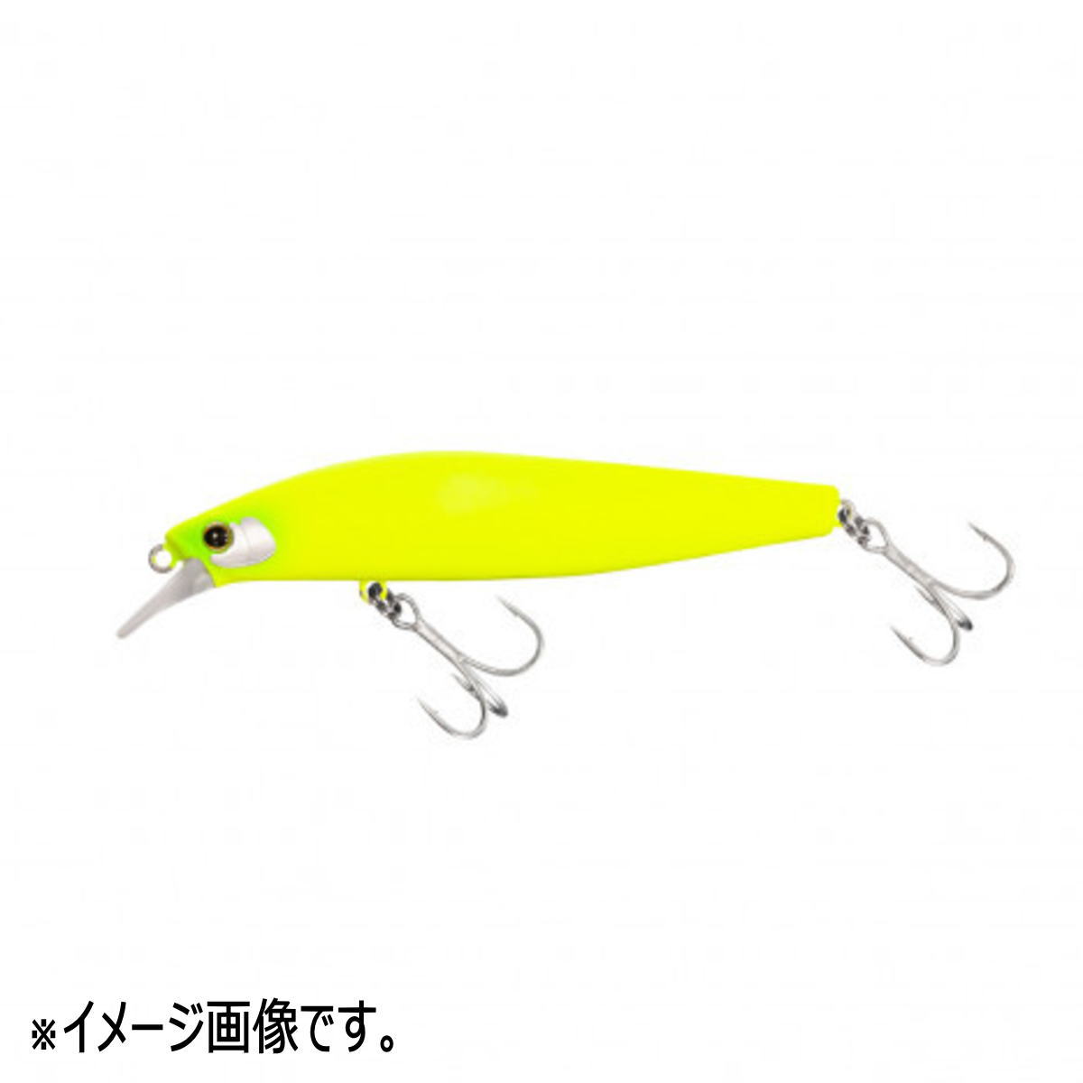 まず1投目に結んでほしい「アサシン99F」。●カラー：021 マットチャート●タイプ：フローティング●サイズ(mm)：99●自重(g)：14●フックサイズ：#4×2