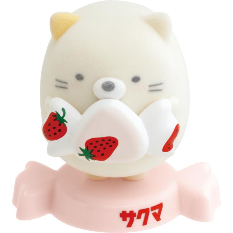 商品仕様世代問わず大人気の『サクマいちごミルクキャンディ』と、すみっコぐらしがコラボレーション！ 【サイズ】約70×70×60mm 【素材】ATBC-PVC 【仕様】フロッキー加工 【生産国】中国 【特長】 　デスクに飾りたくなるサイズ♪ ...
