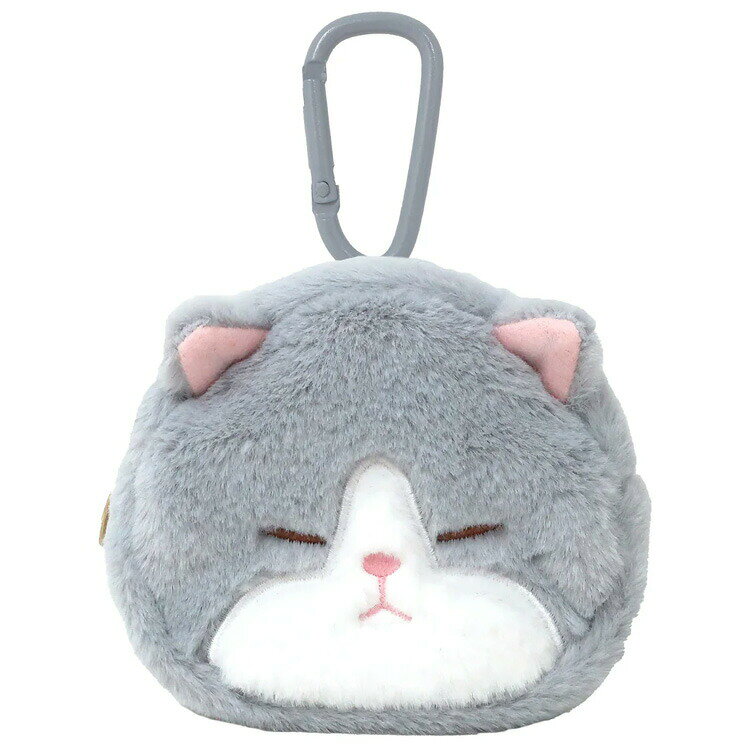 商品仕様棒のような寝姿の猫「ぼうみたいなねこ」。 カラビナが付いた、マチ付きのミニポーチです。さらさらした触り心地の生地でお眠りフェイスに癒される♪内袋は畳をイメージしたカラーとなっています。 【サイズ】約H9.5×W8.5cm特記事項※画...
