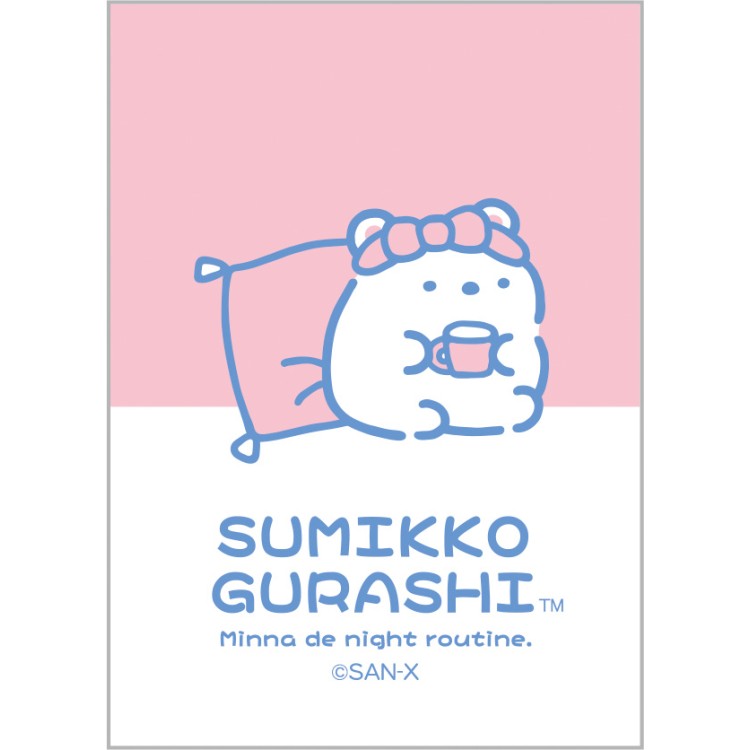 商品仕様すみっコたちの寝る前の様子をいつもとは少し違ったゆるいタッチで描いた『ナイトルーティーン』シリーズ！ ヘアバンドやお気に入りの小物を持ったすみっコたちのナイトルーティーンに注目♪ 【パッケージサイズ】約105×55mm 【仕様】防水...