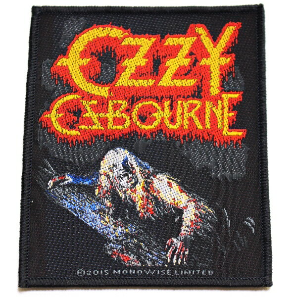 OZZY OSBOURNE オジー・オズボーンオフィシャル バンドワッペン正規ライセンス品！ 【商品分類】ワッペン・PATCH・ 【サイズ】縦9.8cm×横8.4cm 【取付方法】手縫い 【輸入国】アメリカ 【配送方法】宅配便・メール便より...