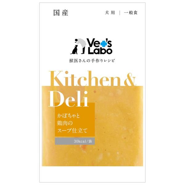 ジャパンペット ベッツラボ キッチン＆デリ かぼちゃと鶏肉のスープ仕立て 80g 獣医さんが愛犬の心と身体の健康を願い考えた、しあわせの手作りレシピです。 ビタミンやβカロテン、食物繊維を豊富に含むかぼちゃは、甘味があり食べやすい味です。 ...
