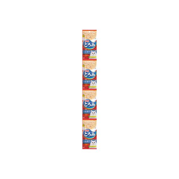 いなばペットフード CIAO とろみ ささみ・まぐろ しらす入り 35g×4連 まぐろとささみをベースに、しらすをトッピング。 かつおだしを使用したとろみスープ仕立て。 ---原産国--- タイ ---原材料--- 鶏肉（ささみ）、まぐろ、...
