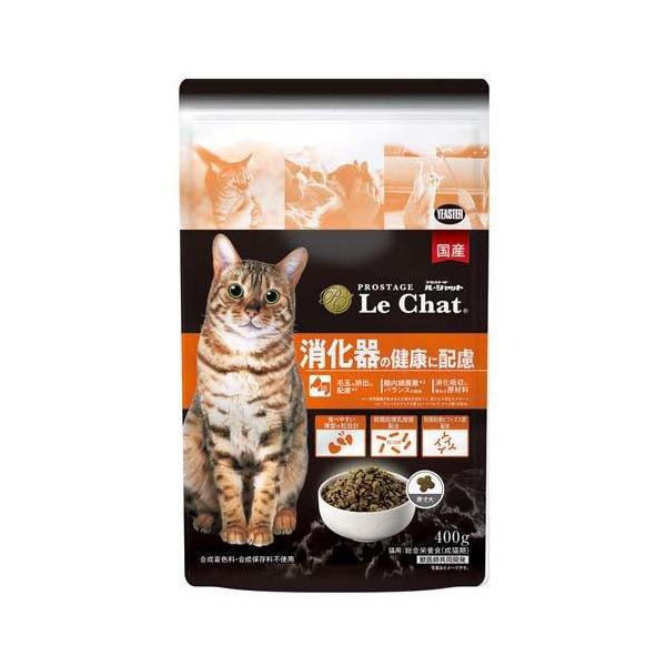 イースター プロステージ ル・シャット 消化器の健康に配慮 400g 愛猫の消化器の健康維持に配慮した機能性フード！ 食物繊維源であるアルファルファミールとセルロースを配合し、 毛玉の形成を抑えるとともに飲み込んだ被毛を絡めとり、便からの排...