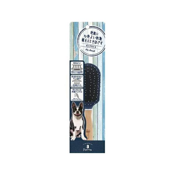 ペティオ Porta ピンブラシ S 犬と楽しくリラックスしながら、より“絆”を深めよう！ 毛をときほぐしながら、やさしくマッサージ。 先丸ピンでやさしく毛をときほぐし、 さらに肌を心地よく刺激することで血行が良くなります。 マッサージをし...