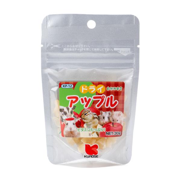 黒瀬ペットフード 自然派宣言 ドライアップル 30g カリウム、ペクチン、リンゴ酸、ビタミンを 多く含むリンゴをカットし乾燥致しました。 ---対象--- ハムスター、リス、フクロモモンガ等 ---原材料--- りんご、砂糖、クエン酸、香料...