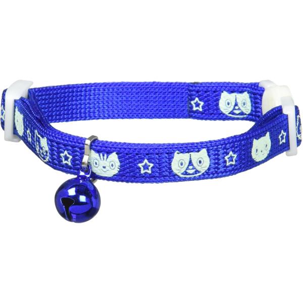 アース・ペットターキー ねこモテ ナイトキャット 蓄光首輪 青 バックルとテープ部分が光る。 引っ掛けても安心、外れる機能付きバックル使用。 ---対象--- 成猫用 適応体重：〜7kg ---原産国--- 台湾 ---材質--- ナイロン...
