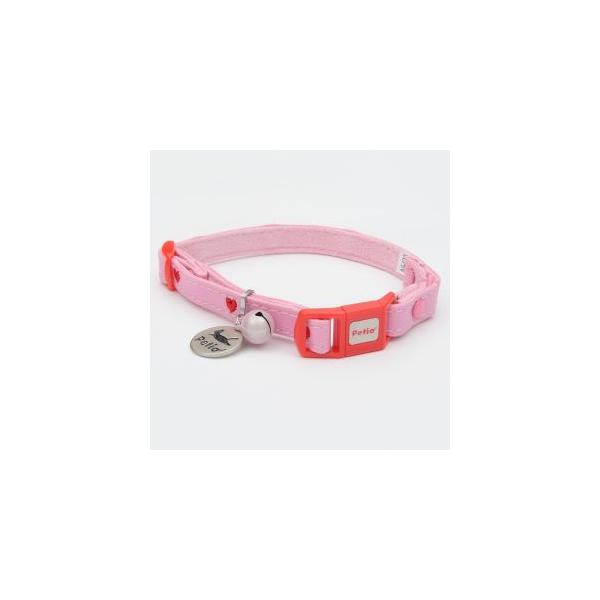 ペティオ CAT COLLAR ハートレザーカラー ピンク おしゃれで可愛い猫専用首輪。迷子札、反射鈴付き。 首輪が木の枝等にひっかかっても首を抜くことができるゴム付き安心仕様。 ---対象--- 全猫種 ---原産国--- 中国 ---材...