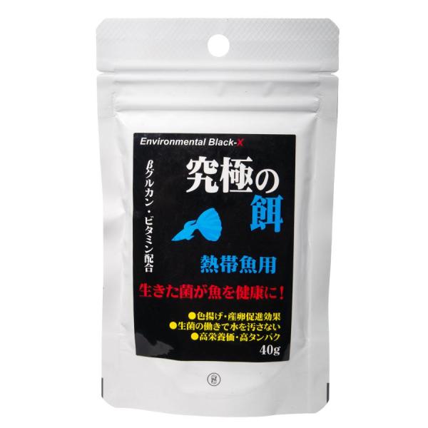 B-blast 究極の餌 熱帯魚用 40g 魚の好む高栄養価・高タンパク成分で抜群の嗜好性の顆粒フードです。 魚の成長に必要な栄養をバランス良く配合していますので、健康にスクスク育ちます。 プロバイオティクス機能を持つ「BX菌」（バチルス菌...
