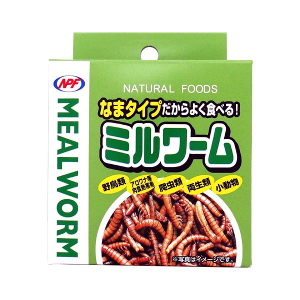 ナチュラルペットフーズ ミルワーム 35g 完全殺菌による清潔さと、使いたい時に使える簡便さを併せ持った嗜好性抜群の天然素材缶詰フードです。 選りすぐった“生きミルワーム”を高熱スチームで瞬時に生き締めました。 与えやすく、缶入りなので衛生...