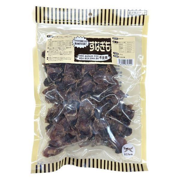 オーシーファーム すなぎも 300g アメリカ産原料使用のすなぎものおやつです。 保存料、酸化防止剤、保湿剤、着色料、発色剤、甘味料、香料は使用しておりません。 ---原産国--- 日本 原料産地：アメリカ ---原材料--- 鶏砂肝 --...