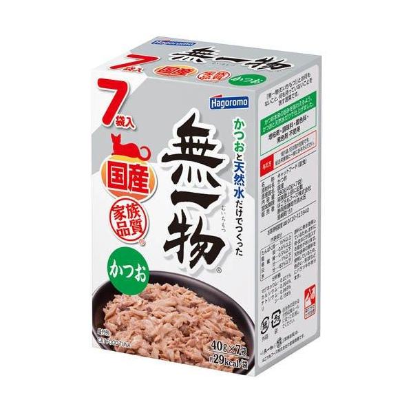 はごろもフーズ 無一物パウチ かつお 40g×7袋入 原材料は、素材と天然水だけ。 かつお本来の旨みをたっぷり味わえるよう、かつおと天然水だけで作ったキャットフードです。 ---原産国--- 日本 ---原材料--- かつお ---成分--...