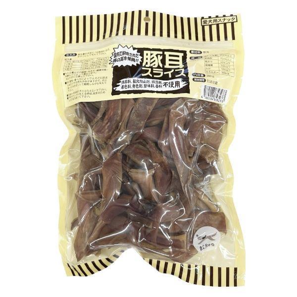 オーシーファーム 豚耳スライス 300g 国産原料使用の豚耳おやつです！ 保存料、酸化防止剤、保湿剤、着色料、発色剤、甘味料、香料は使用しておりません。 ---原産国--- 日本 ---原材料--- 豚耳 ---成分--- 粗たん白質：65...