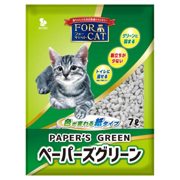 新東北化学工業 フォーキャット ペーパーズグリーン 7L ※個数制限がございます、ご了承下さい。 濡れた部分がグリーンに変化しすばやく固まります。 水洗トイレに流せます。燃えるゴミとして捨てられます。 吸水性があり小さく固まり経済的です。 ...