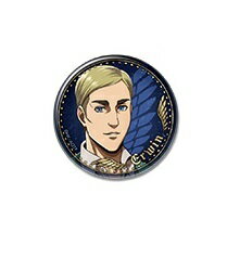 この商品は 進撃の巨人 トレーディング缶バッジ エルヴィン・スミス アップ 単品 缶バッジ 進撃の巨人ポップアップストア ポイント 進撃の巨人ポップアップストア販売品です。 商品説明 メーカ名：エンスカイサイズ：直径約5.5cm商品説明：種...