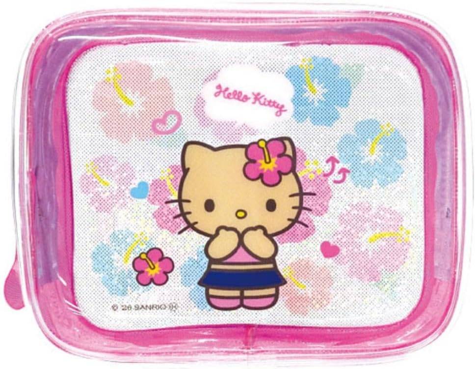 キラキラ輝くクリアポーチ。中身が見えて使いやすい。 H10×W12.4×D4.7cm