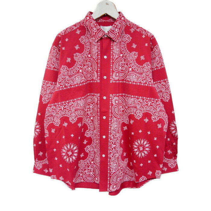 商品説明商品詳細KANEMASA PHIL. 素材ポリエステル×コットンサイズM肩幅約：50身幅約：68着丈約：78袖丈約：60カラーRED 状態新古品 注意モニターの発色によって色が違って見える場合がございます。