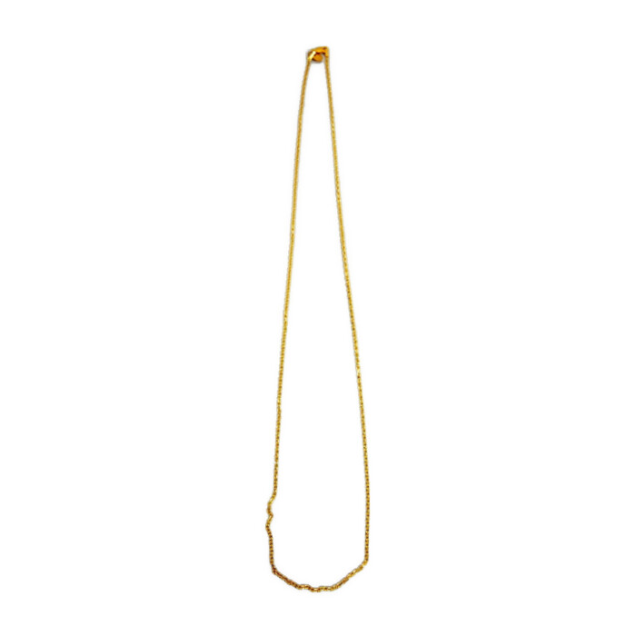 商品説明商品詳細CAREERING 素材SILVER925サイズXSチェーン全長約：70チェーン幅：2.3カラーYW 状態新古品 注意モニターの発色によって色が違って見える場合がございます。