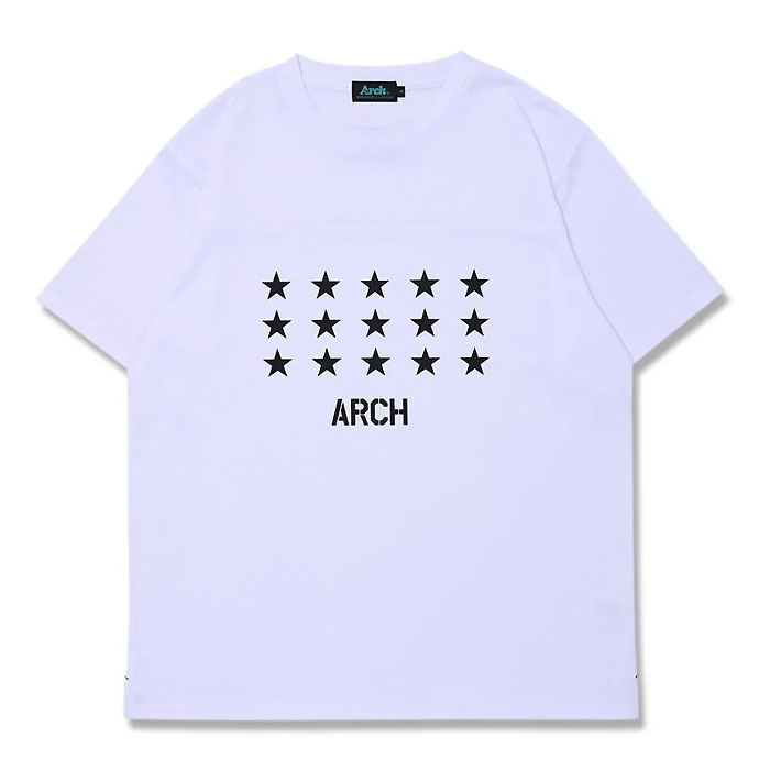 メーカー ARCH（アーチ） カテゴリー バスケットボール 分類 Tシャツ 商品名 ARCH（アーチ）　T126113 WHT　バスケットボール　Tシャツ　Arch stencil star tee DRY 26SS 品番 ARCH-T12...