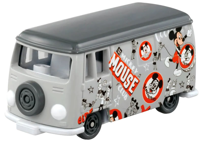 対象年齢 3歳以上　 【材質】 本体：亜鉛合金 タイヤ：PVS シート：PP シャーシ/ホイール：ABS 窓ガラス：PS 他 メーカー：タカラトミードリームトミカに「Disney100 コレクション」が登場！ サスペンション可動。