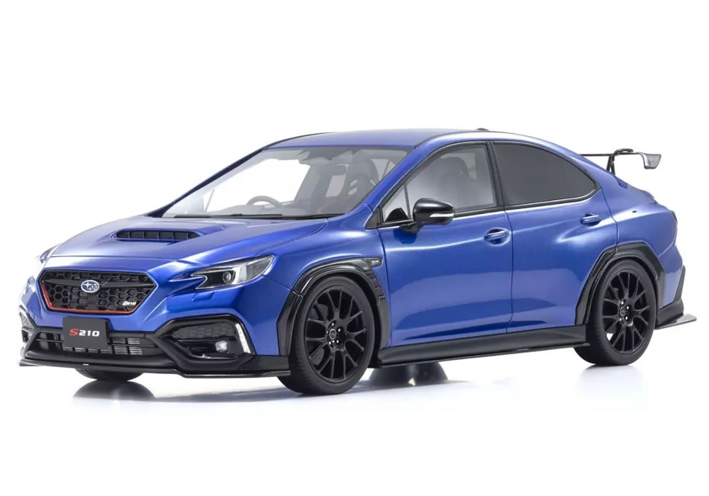 KYOSHO 1/18スケール レジンミニカー ※可動部位、開閉機構は、ございません。2025年に発表されたSTIコンプリートカーのSシリーズ最新モデル「S210」がsamuraiシリーズで登場です。 S210は、VB型WRXとして初のSシ...