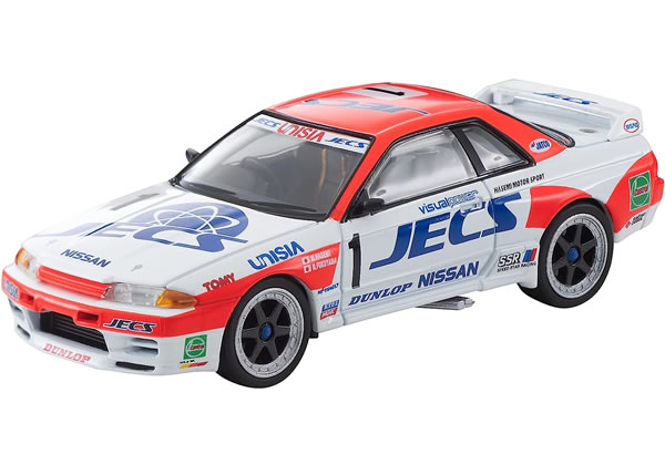 1/64スケール 【材質】 本体：亜鉛合金 タイヤ：PVS シート：PP シャーシ/ホイール/グリル：ABS ライト/窓ガラス：PS ※創りこみ重視の為、ドア開閉アクションはございません。 発売元：トミーテック1990年の全日本ツーリングカ...