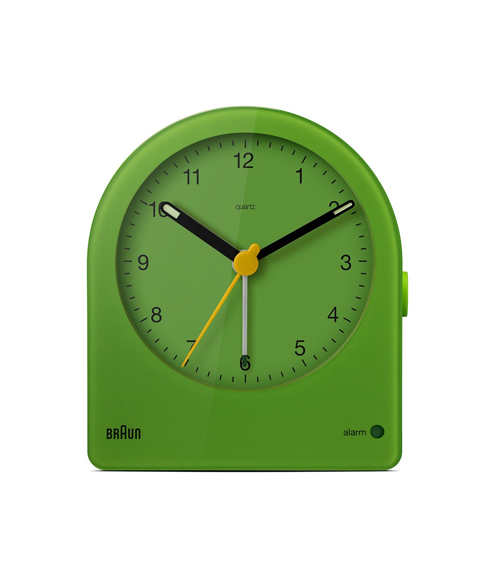 ※ 商品によってはラッピングできない場合があります。 ブラウン 時計 BRAUN ALARM CLOCK BC22GN 置き時計 目覚まし時計 グリーン 緑 アナログアラーム 時計 スヌーズ おしゃれ かわいい アナログ シンプル 静音 ク...