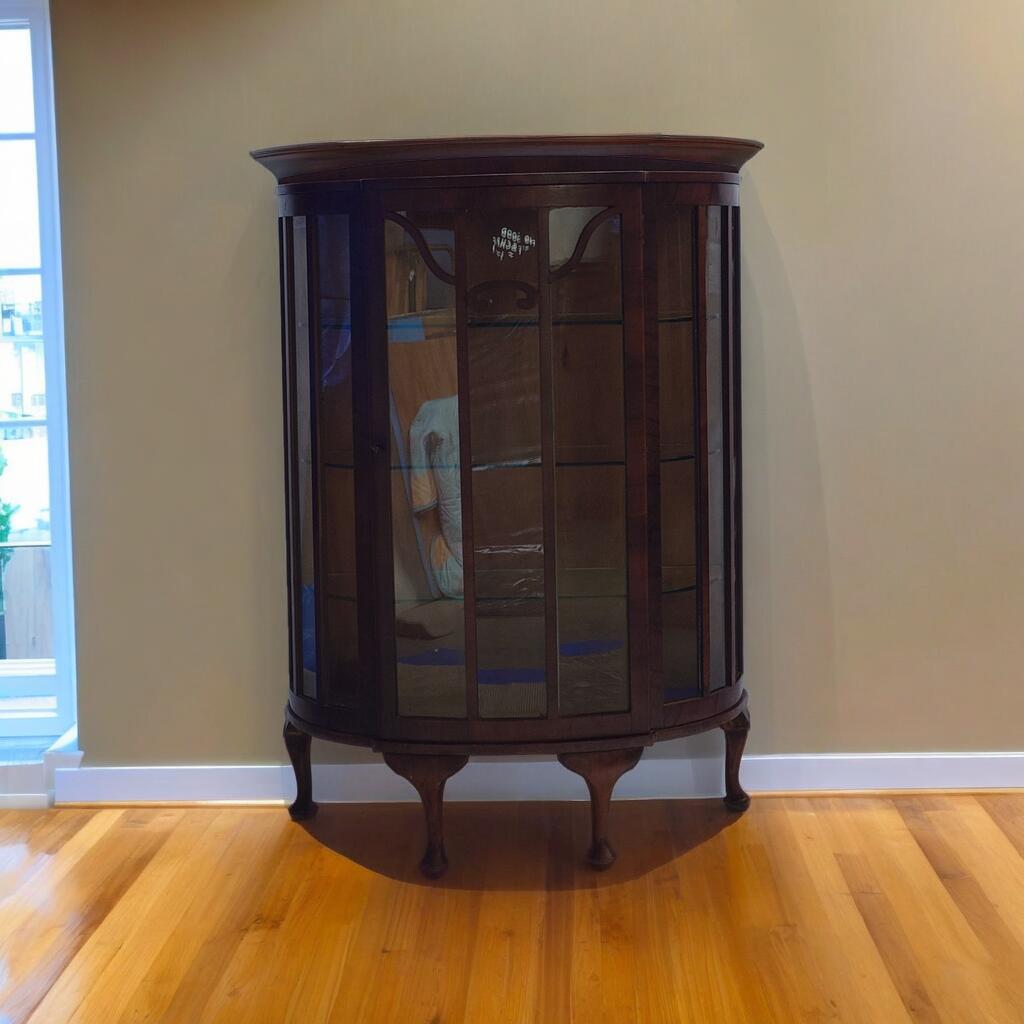 商品説明 品番 #3524 品名 ディスプレイキャビネット 配送業者 セイノスーパーエキスプレス又は佐川急便他 原産国 イギリス 材質 ウォールナット 年代 1930年代 商品サイズ・状態 商品サイズ：w90/h124/d40cm 棚板サイ...