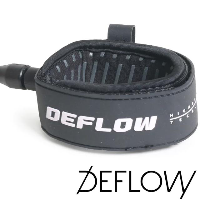 PREMIUM PERFORMANCE LEASH - 9ft 7mm - BLACK 9FT LONG 7mm THIKNESS NONSLIP SYSTEM GEL INJECTED ‘DEFLOW’ LINE SMAJOR FORCE...