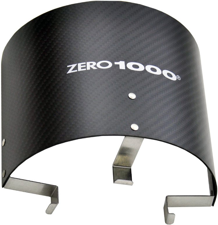 ・パワーチャンバーのフィルターを水滴やホコリ、汚れなどから保護するための専用オプションパーツです。 ・シールド本体はマット仕上げのリアルカーボン製。軽量かつ高耐久性を実現。 ・ZERO1000 ロゴ入り。 適合フィルターサイズ：M/S ※ご...