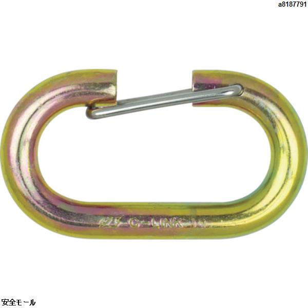 【商品名】■123 Cリンク 鉄10ミリ【特徴】●開口部が広くて使いやすいです。【用途】●連結用フックに。【仕様】●使用荷重(kN):0.49●D(mm):10●L(mm):44●W(mm):80●C(mm):14.0【材質／仕上】●本体:...