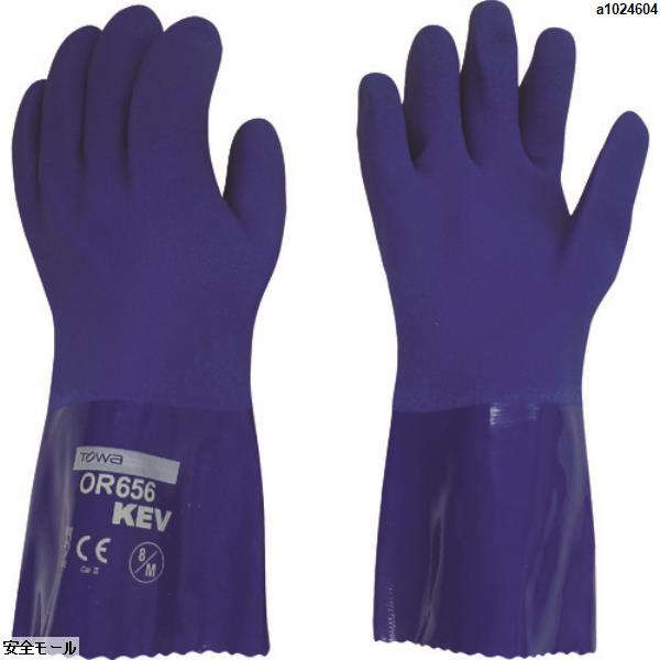 【商品名】■ビニスター 耐切創手袋 耐油ビニスターKEV 8/M【特徴】●塩化ビニールをコーティングしているため、天然ゴム製の手袋に比べて油に強く、耐摩耗性に優れています。●裏布にケブラー［［R下］］繊維を編みこんでいるため、切創のリスクを...