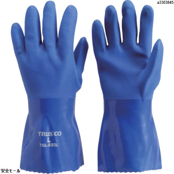 【商品名】■TRUSCO 耐油ビニール手袋 ロングタイプ Mサイズ【特徴】●縫い目のないシームレス手袋なので、手によくなじみ、長時間作業にも疲れにくいタイプです。●耐油性、グリップ性に優れます。●ロングタイプで袖口までしっかりガードします。...