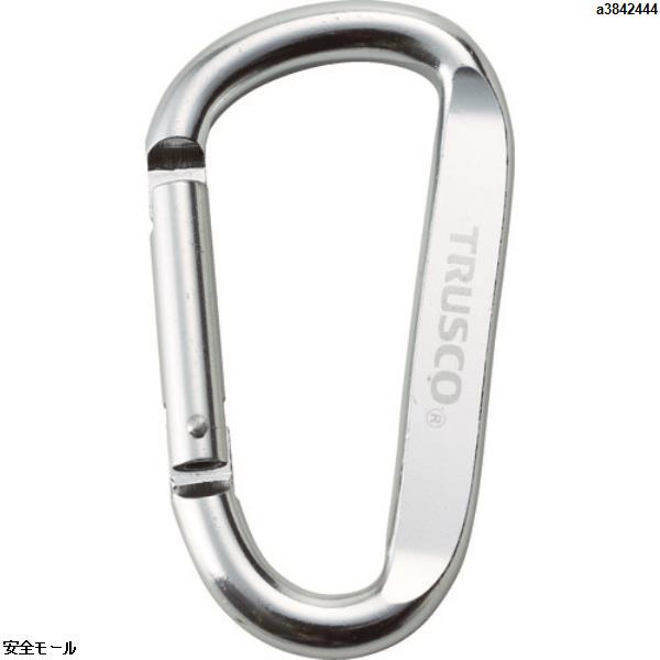 【商品名】■TRUSCO カラビナ 線径8mmX80mm D型 シルバー【特徴】●カギやツールをワーキングベルトに吊るすことが可能です。【用途】●土建作業など【仕様】●色:シルバー●幅(mm):44●高さ(mm):80●耐荷重(kg):-●...