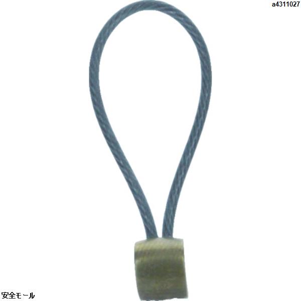 【商品名】■TRUSCO 安全ループ2~3kg用ワイヤー ショート【特徴】●コーティング付ワイヤーを使用しており、耐食性・耐摩擦性に優れています。●2~3kg用のショートタイプワイヤーです。【用途】●安全ループへの工具取付に。【仕様】●タイ...