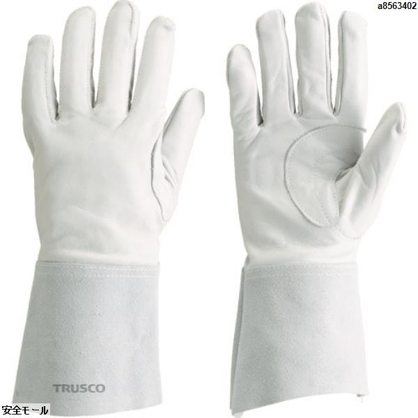 【商品名】■TRUSCO アルゴン溶接手袋 5本指【特徴】●アルゴン溶接時の微細な溶接作業に適しています。●掌部に牛本革を使用する事で細かな作業に対応します。【用途】●アルゴン溶接に。【仕様】●サイズ:フリーサイズ●厚さ(mm):0.8(±...