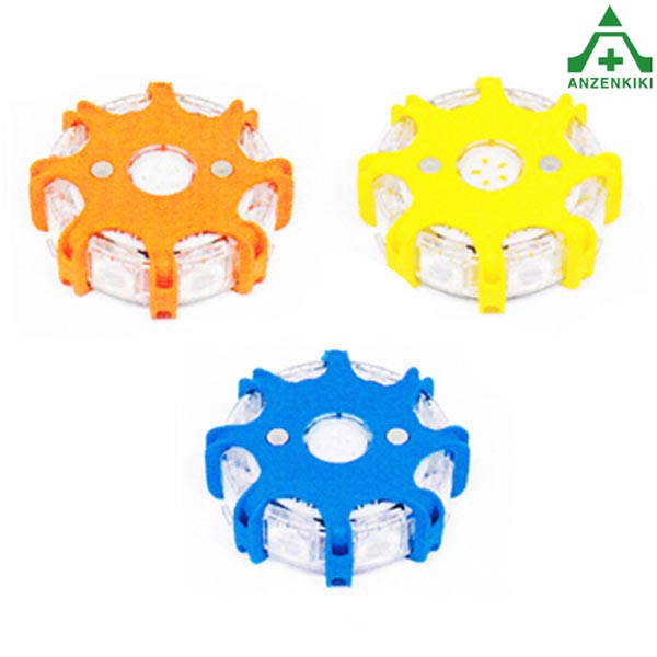 LED発円灯 充電タイプ (LED・4ワット) 5個セット■サイズ：約直径120×高さ40mm■材質：合成ゴム＋ポリカーボネート■LED数：メイン8灯、センター5灯■LED輝度数：4W■電 源：AC100V・DC12V・USB■重 量：約3...