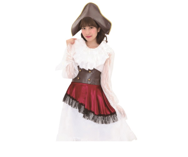 ■説明■ 【レディ】 グレースパイレーツ 【パイレーツ】【海賊】【ハロウィン】 【コスプレ】【コスチューム】【衣装】 【仮装】【集団仮装】【かわいい】 インパクトのある海賊ハットがかっこいい！ 首回りのフリルはボリュームがあってゴージャス！...