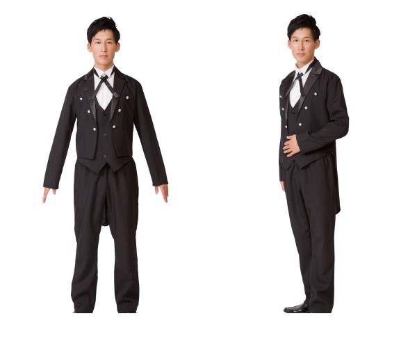 ■説明■ 【UNISEX】 バトラー【執事】【使用人】【客室係】【文化祭】 【忘年会】【新年会】【仮装】【衣装】 【コスプレ】【コスチューム】【集団コスプレ】 【集団仮装】【ハロウィン】【パーティ】 【イベント】【かわいい】 燕尾ジャケット...