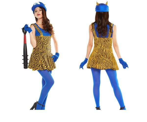 ■説明■ 【レディ】 青鬼ガール【鬼】【妖怪】【オニ】【怖い】 【ハロウィン】【コスプレ】【コスチューム】 【衣装】【仮装】【集団仮装】【かわいい】 自分のキャラにあった色を選んで友達と盛上ろう! ワンピースタイプで着やすく、 タイツまで付...