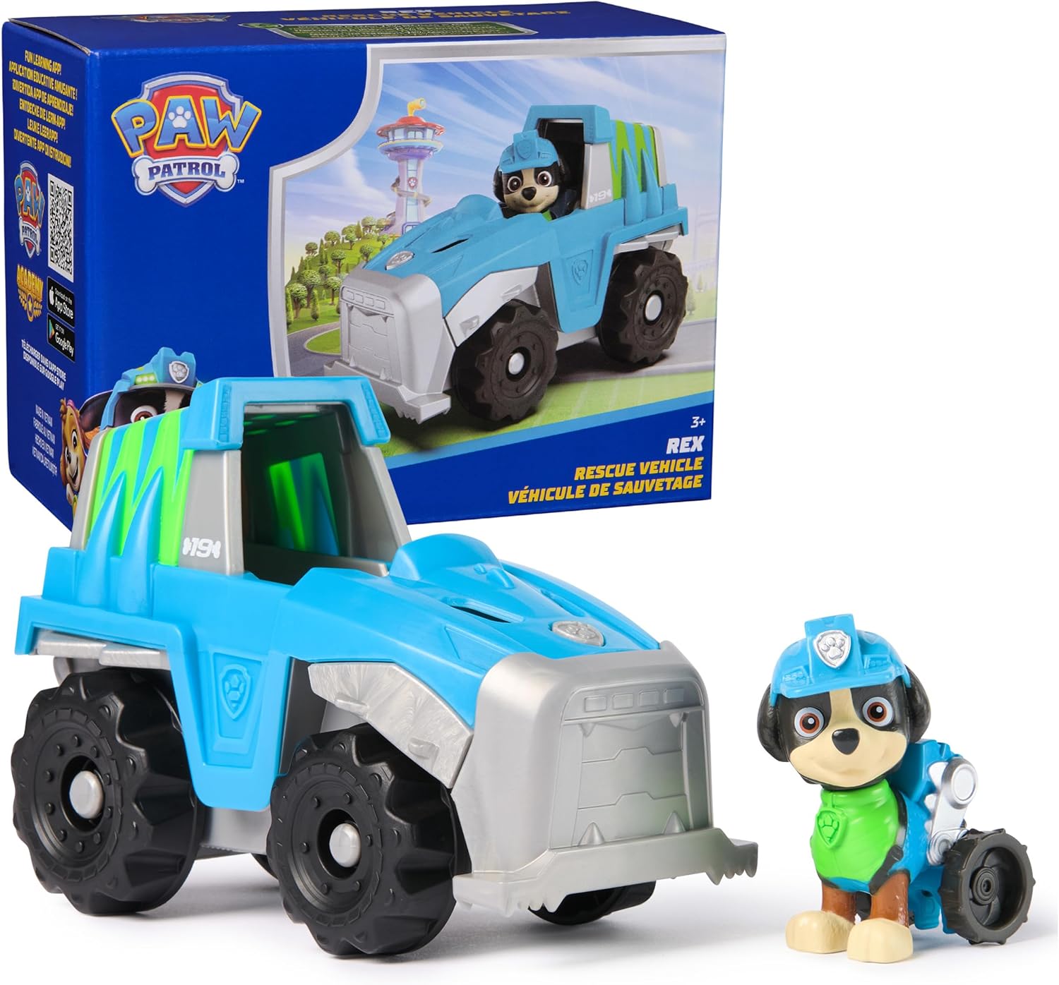 パウ・パトロール レックス 恐竜レスキュービークル フィギュア付きトラック 人気アニメ「パウ・パトロール」に登場する恐竜レスキューのスペシャリスト、レックスのトラックビークルセット。リアルなディテールと可動ギミックで、恐竜レスキューミッショ...