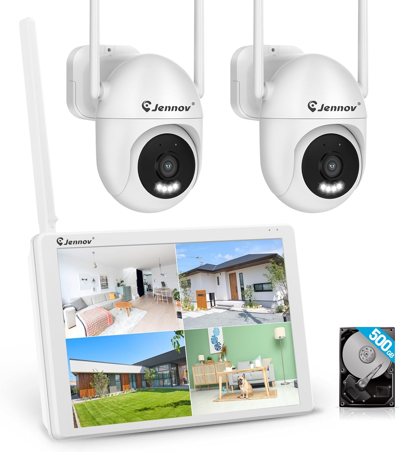 【高精度AI検知・自動追尾機能】屋外防犯カメラは、AI人体検知 機能を搭載し、人の動きだけを正確に捉え、ペットや風で動く物の誤報を減らします。自動追尾機能 により、不審者を逃さず追跡でき、安心して外出できます。さらに、威嚇ライト が点灯し、...