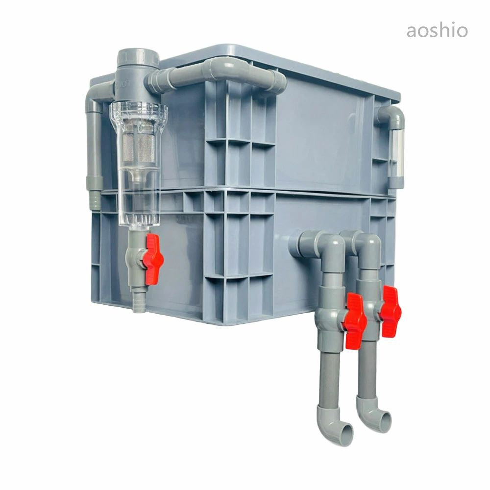 二段 ろ過槽高密度マットやウールマットなどを使用することで、ポンプに吸い込まれ食べ残し餌や魚の排泄物をしっかり濾過できる水槽フィルターボックスです。※本商品は本体のみの販売です。ろ材は付属していません※組み立てはおひとりでも簡単にできます。...