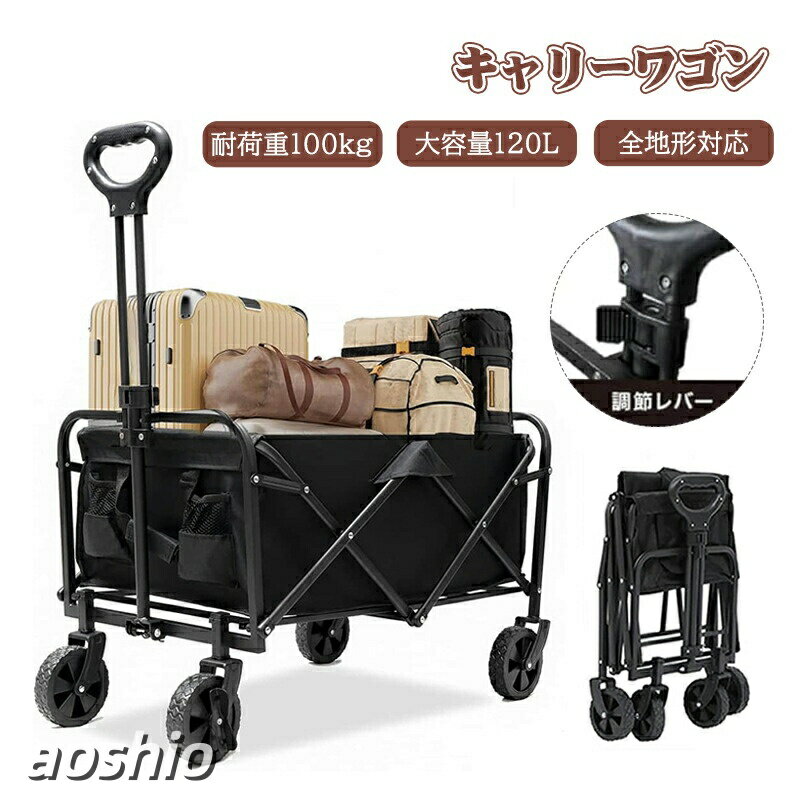 商品説明商品仕様商品名 アウトドアワゴンカラー ブラックサイズ 長さ71cm幅42cm高さ96cm重量 約5.2kg材質 鉄+ナイロン生地特徴 【アウトドアワゴン】簡単に展開や収納ができる、耐荷重アップする【ミニサイズの高容量】コンパクトな...