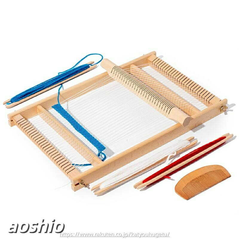 【高品質の素材】私たちの編み機は、高品質の木材でできており、耐久性があり、長寿命です。金属製のネジアジャスターを使用すると、フレームを簡単に調整したり、糸を緩めからきついに変更したりできます。織りの効果は良好です。【組み立てが簡単】 編組機...