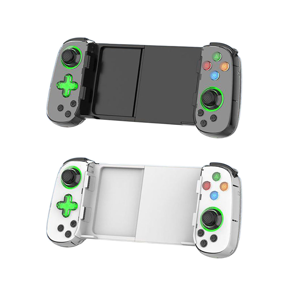 モバイルゲームコントローラー iOS/Android/Switch/PCなど幅広い機種に対応 幅127～180mmのスマホやタブレットを挟み込める、Bluetooth対応コントローラー。 スティック操作だけでなく、ジャイロ操作にも対応してい...