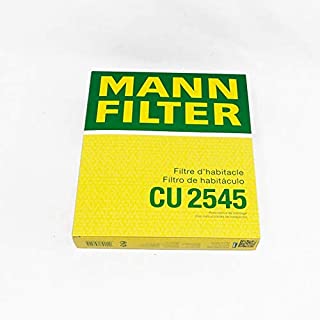 MANN-FILTER キャビン フィルター 車内の快適さを高め、新鮮な空気を保ちます。 MANN エアコンフィルター (フォルクスワーゲン/ポロ) CU 2545 【型式 9NBBY・9NBJX・9NBKY・9NBTS・9NBUD 初年 ...