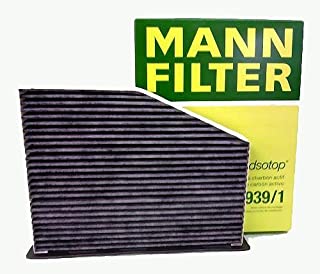 MANN-FILTER キャビン フィルター 車内の快適さを高め、新鮮な空気を保ちます。 MANN エアコンフィルター （フォルクスワーゲン／パサート） 活性炭入り消臭効果大 CUK 2939/1 【型式：3CAXZF 初年：06/04-1...