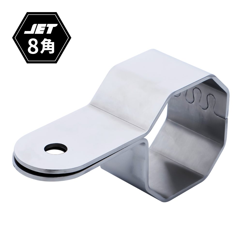 フォグランプ取付け穴 約13mmΦ 材質 ステンレス 本製品はジェットイノウエ製パイプバンパー及びルーフバーの8角パイプ専用となります。